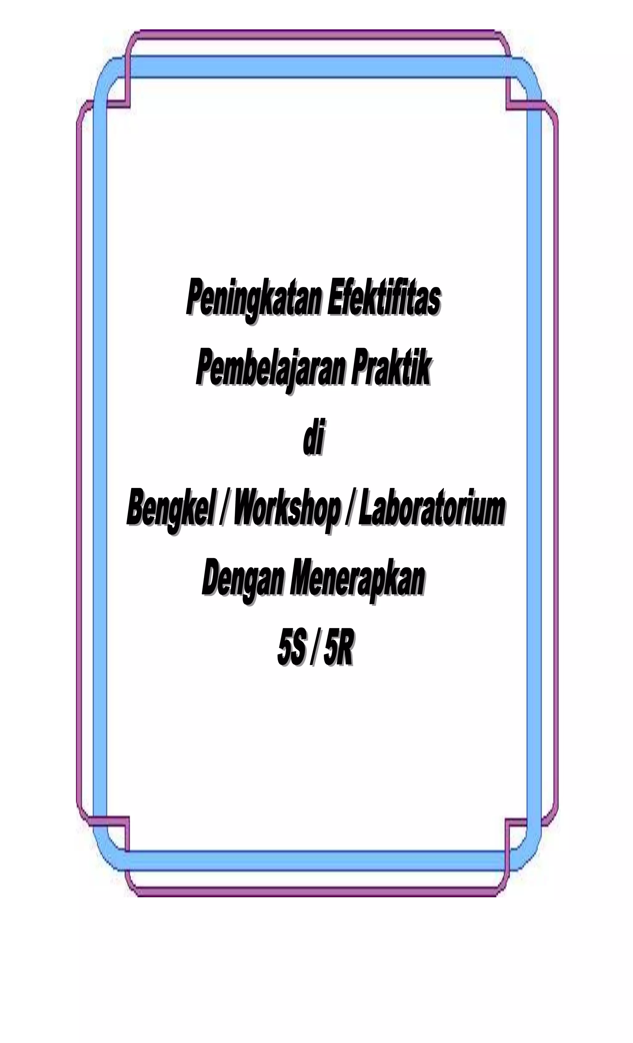 Panduan 5 s di bengkel sekolah | DOCX