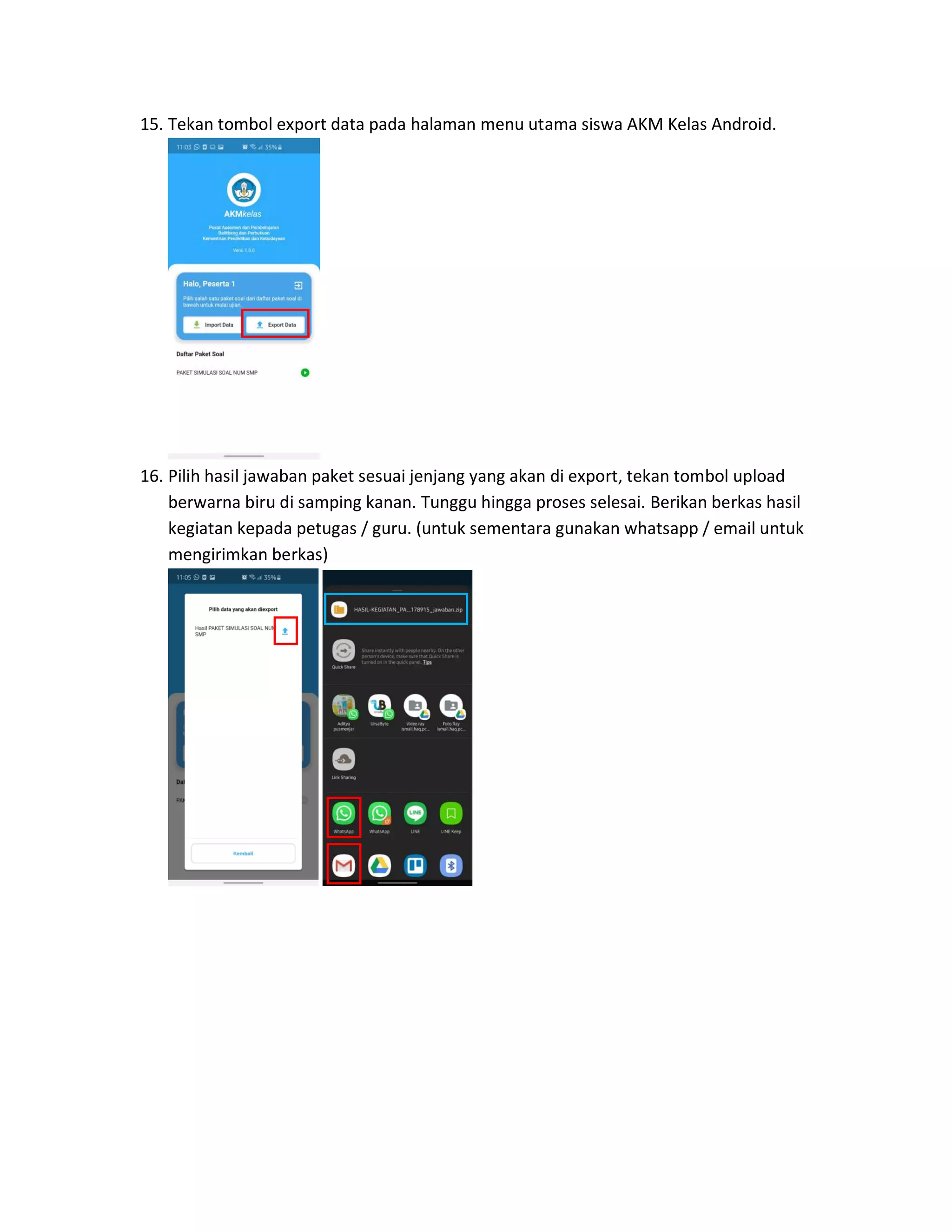 Panduan akm kelas | PDF
