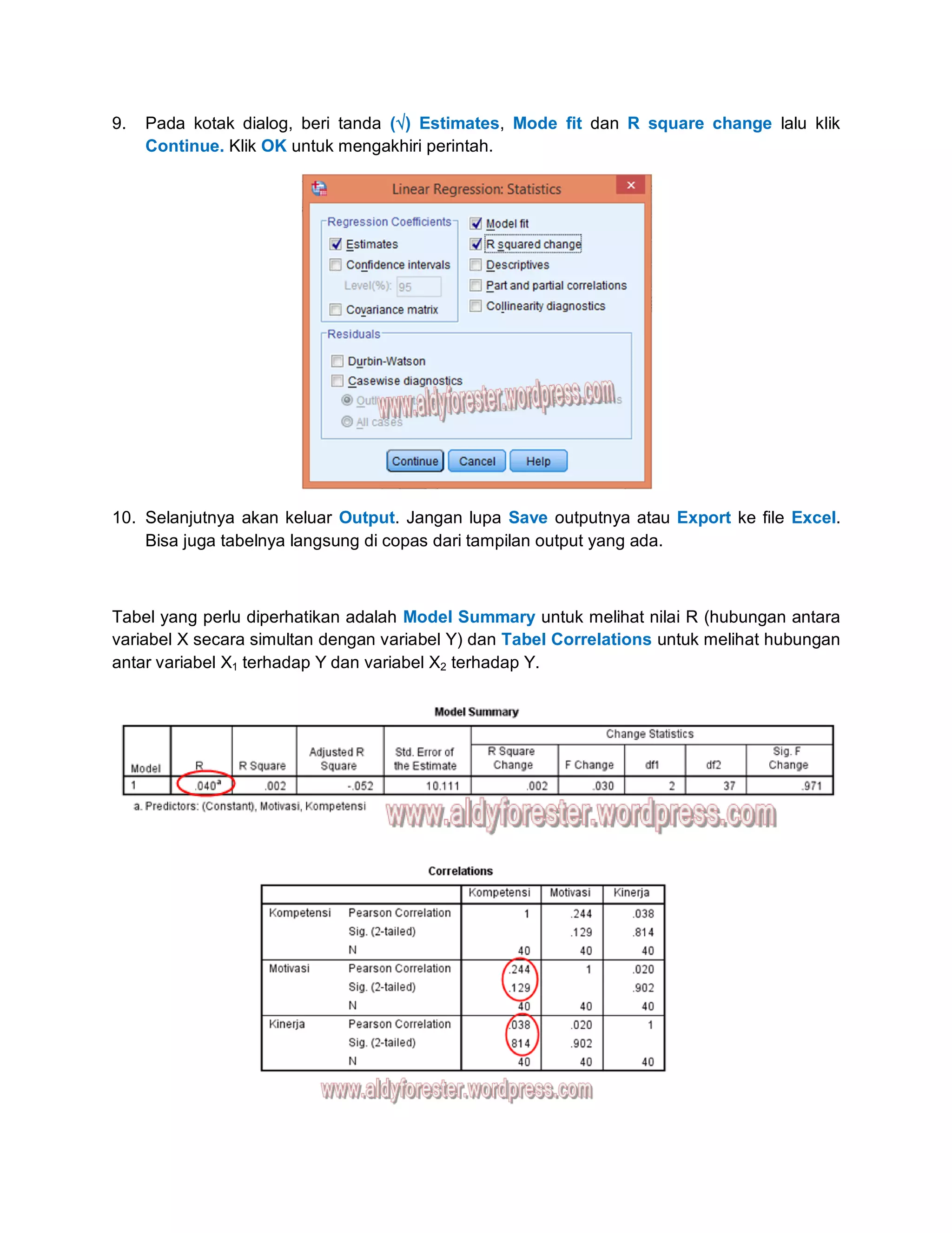 Panduan Analisis Korelasi Berganda Dengan SPSS | PDF