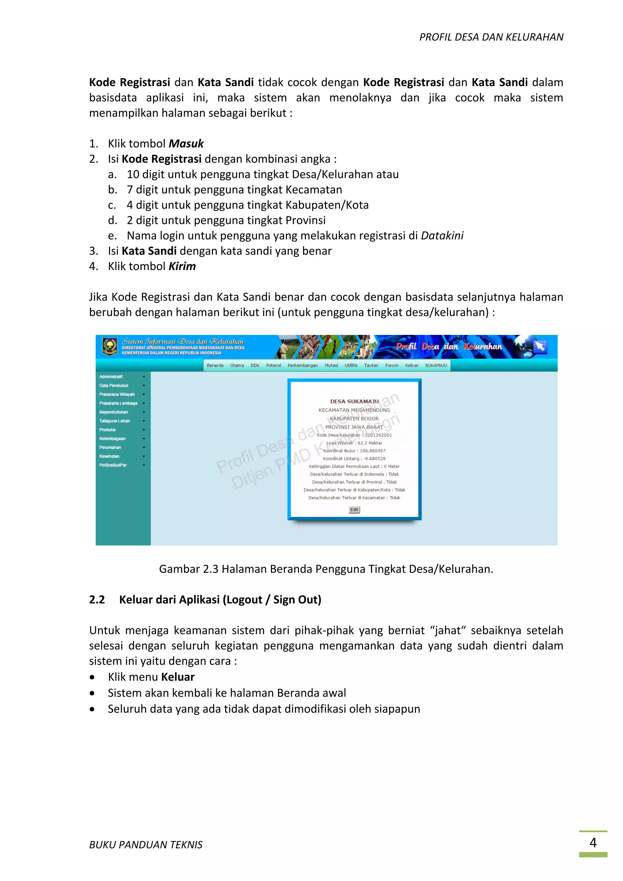 Panduan aplikasi prodeskel v3 | PDF