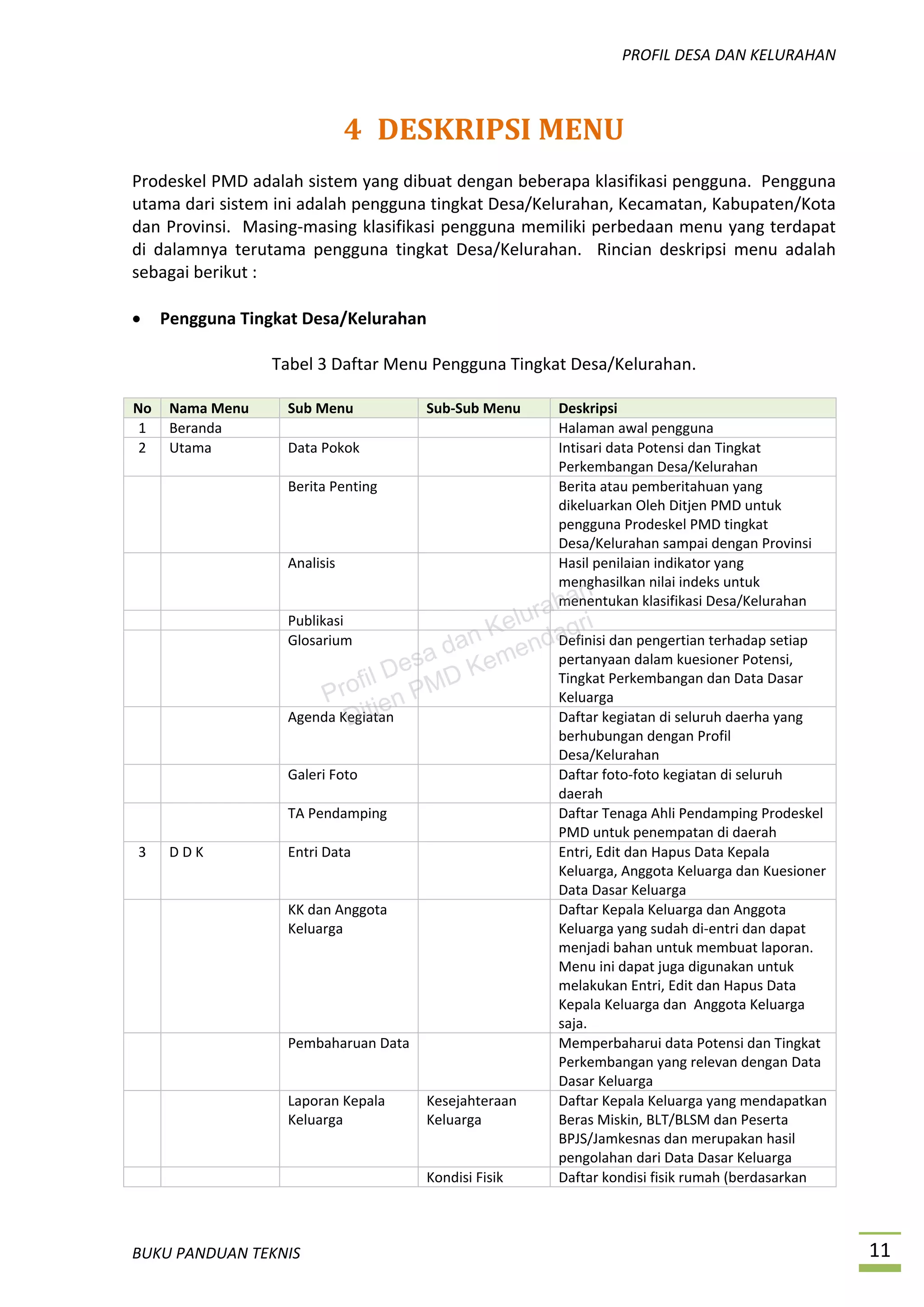 Panduan aplikasi prodeskel v3 | PDF