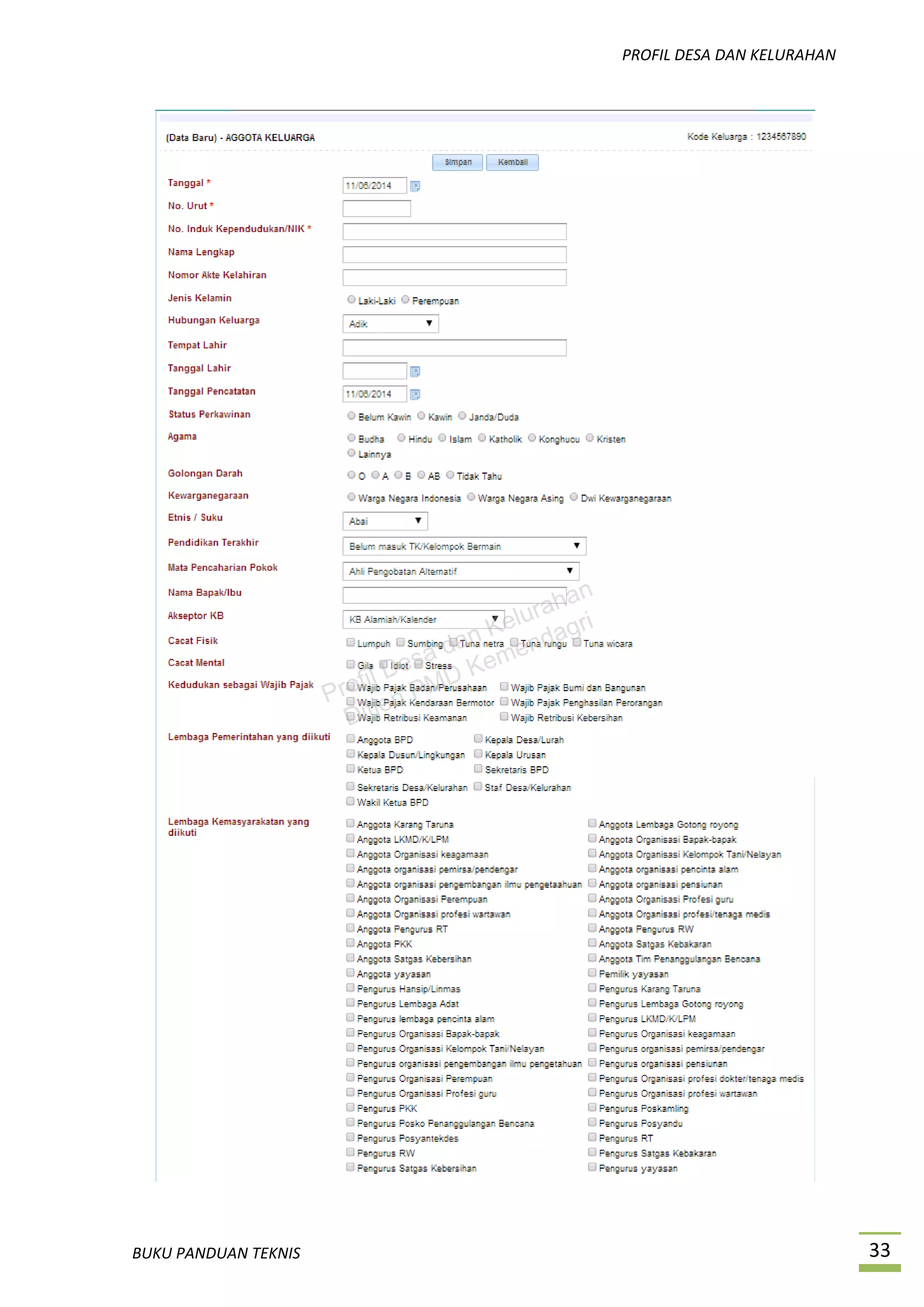 Panduan aplikasi prodeskel v3 | PDF