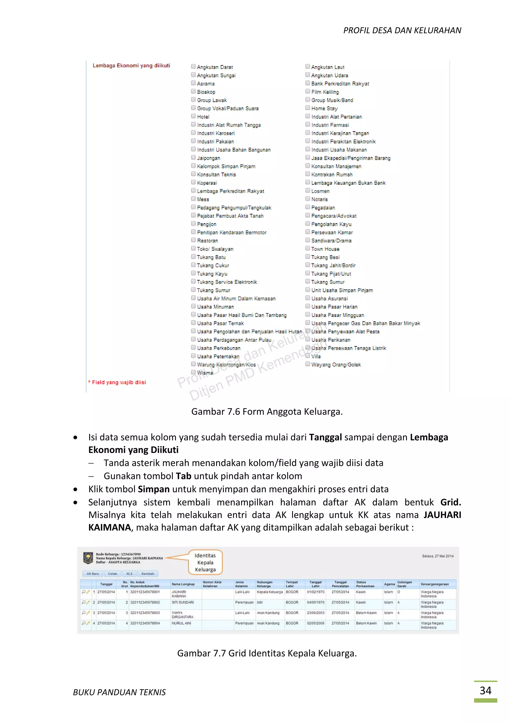 Panduan aplikasi prodeskel v3 | PDF