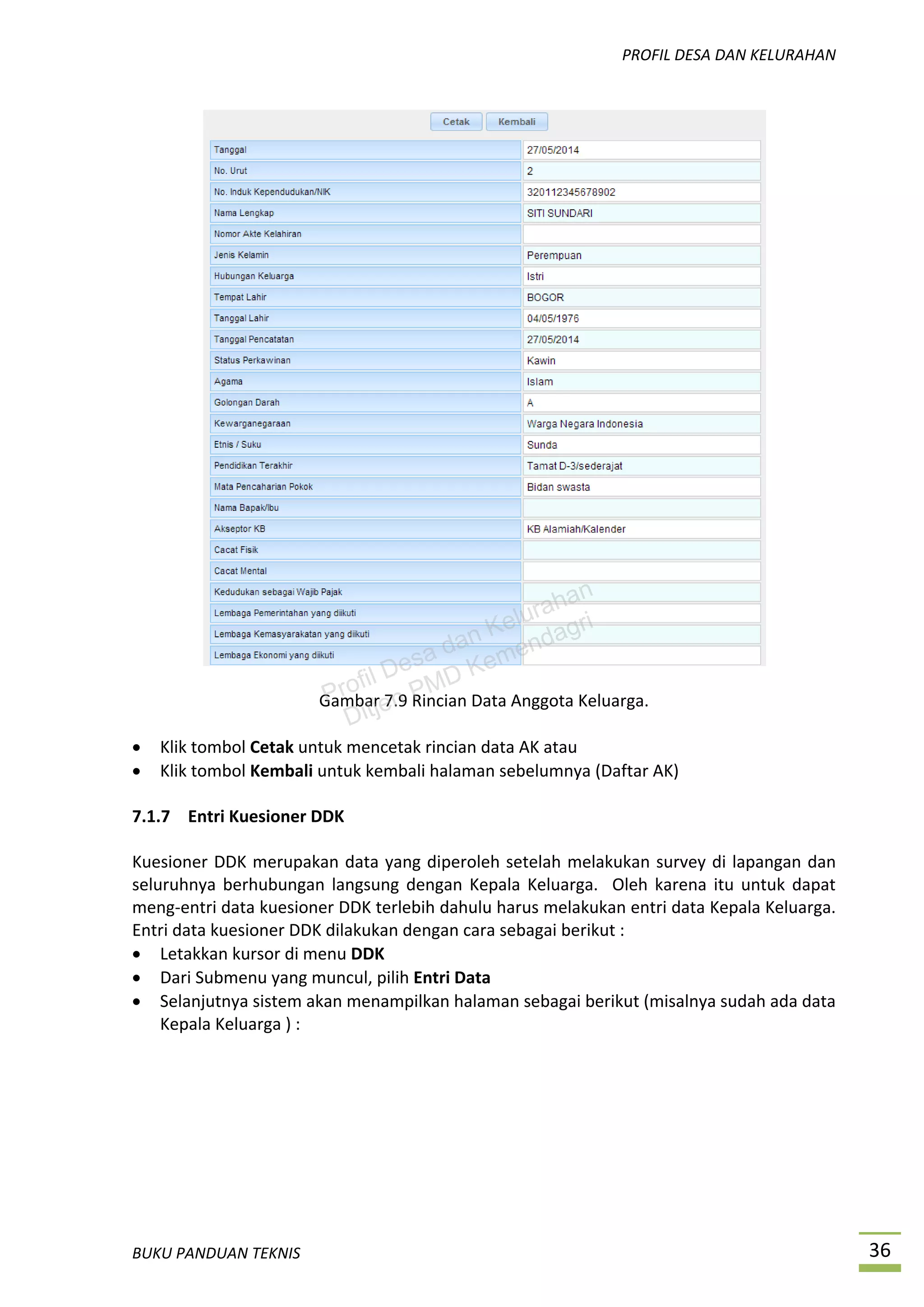 Panduan aplikasi prodeskel v3 | PDF