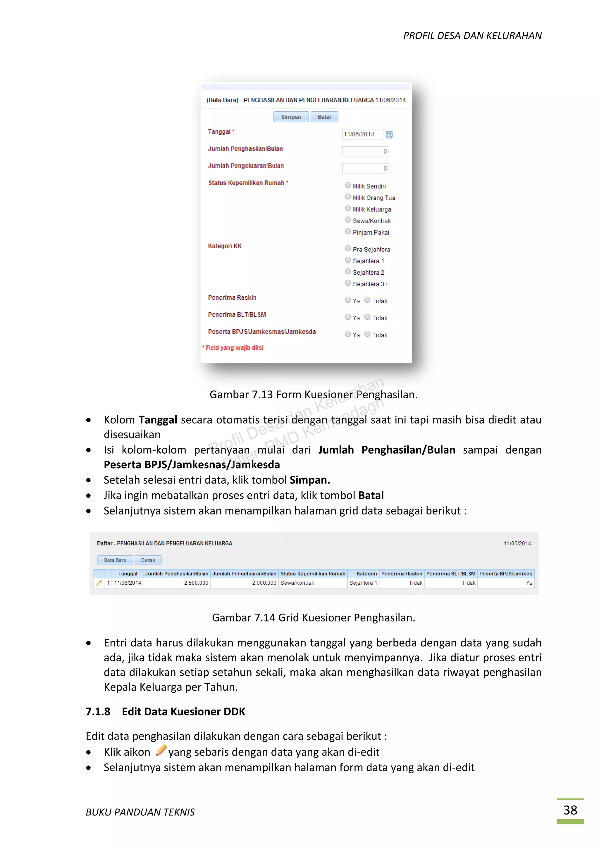 Panduan aplikasi prodeskel v3 | PDF