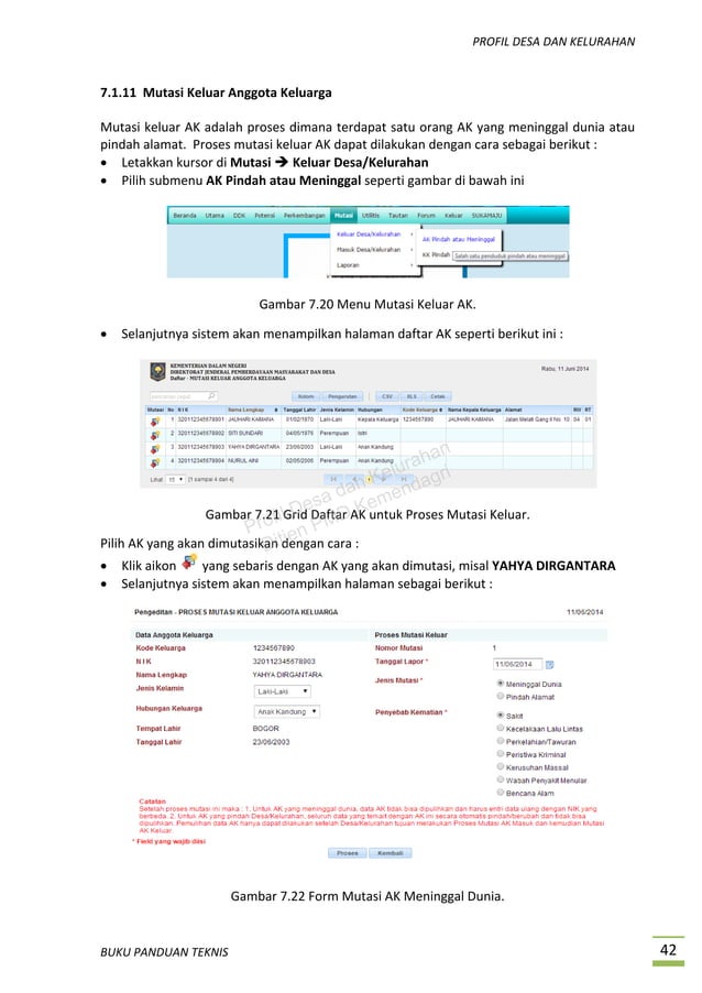 Panduan aplikasi prodeskel v3 | PDF