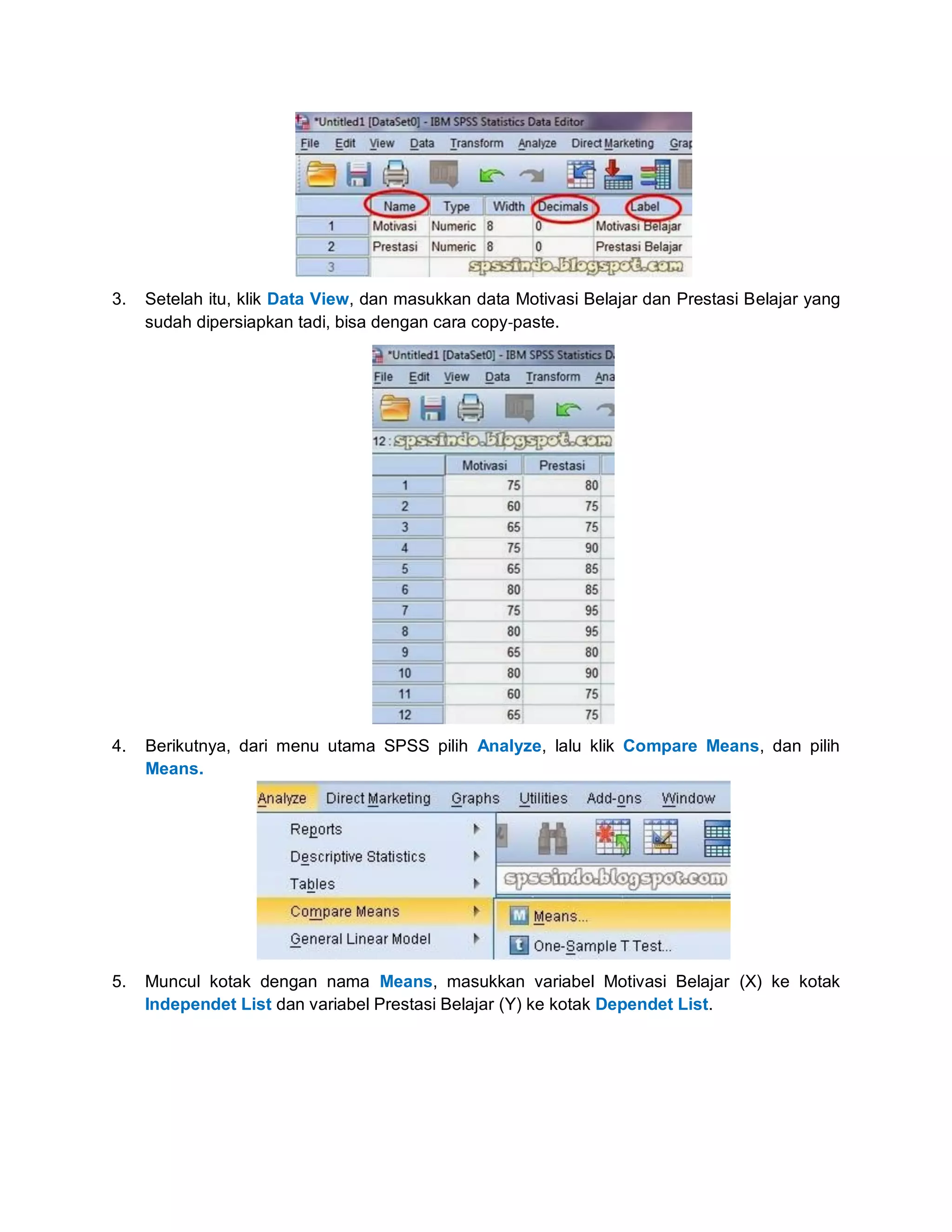 Panduan aplikasi spss | PDF
