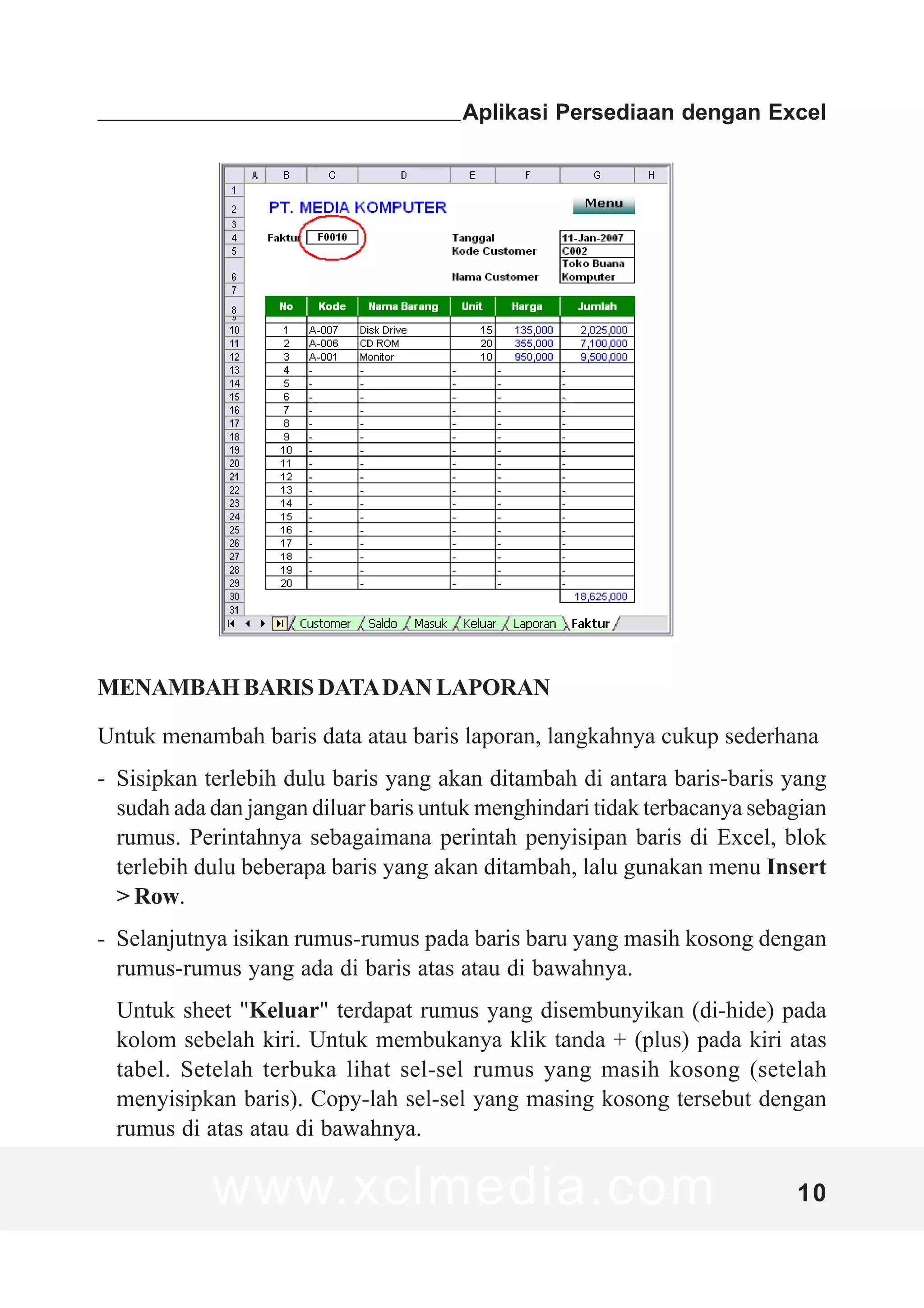 Panduanaplikasistokexcel 130220225613-phpapp01 | PDF