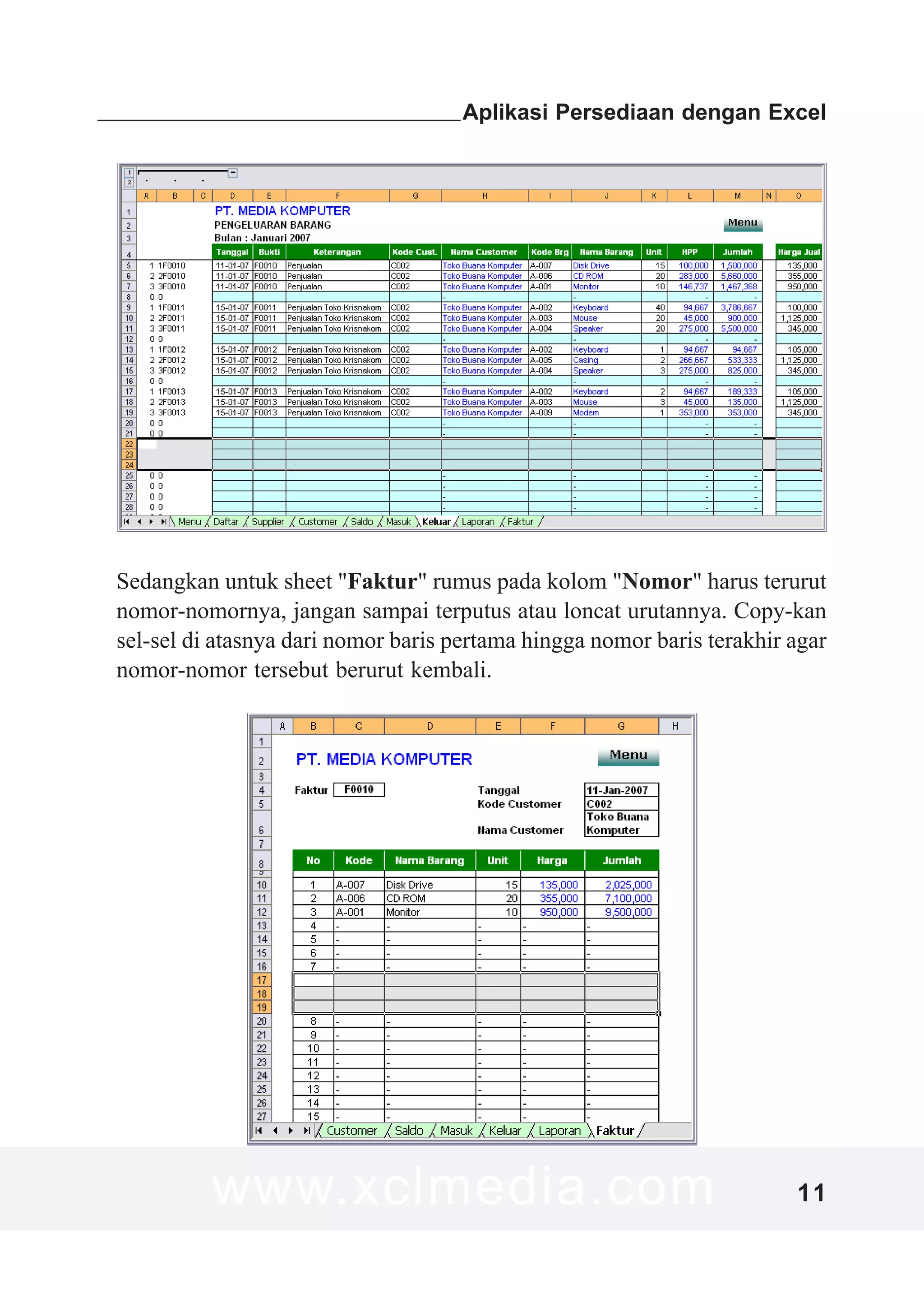 Panduanaplikasistokexcel 130220225613-phpapp01 | PDF