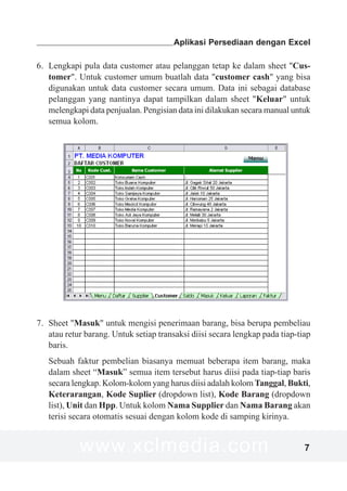 Panduanaplikasistokexcel 130220225613-phpapp01 | PDF