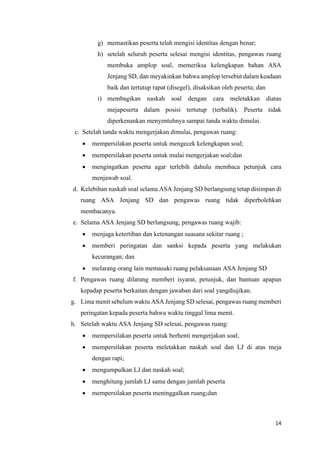 PANDUAN ASA digunakan untuk melengkapi syarat | PDF