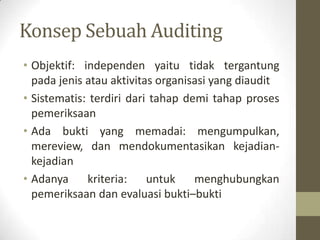 Panduan audit sistem informasi | PPTX