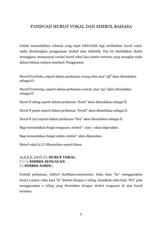 PANDUAN BAHASA MELAYU TERENGGANU (TATABAHASA&GLOSARI). | DOCX