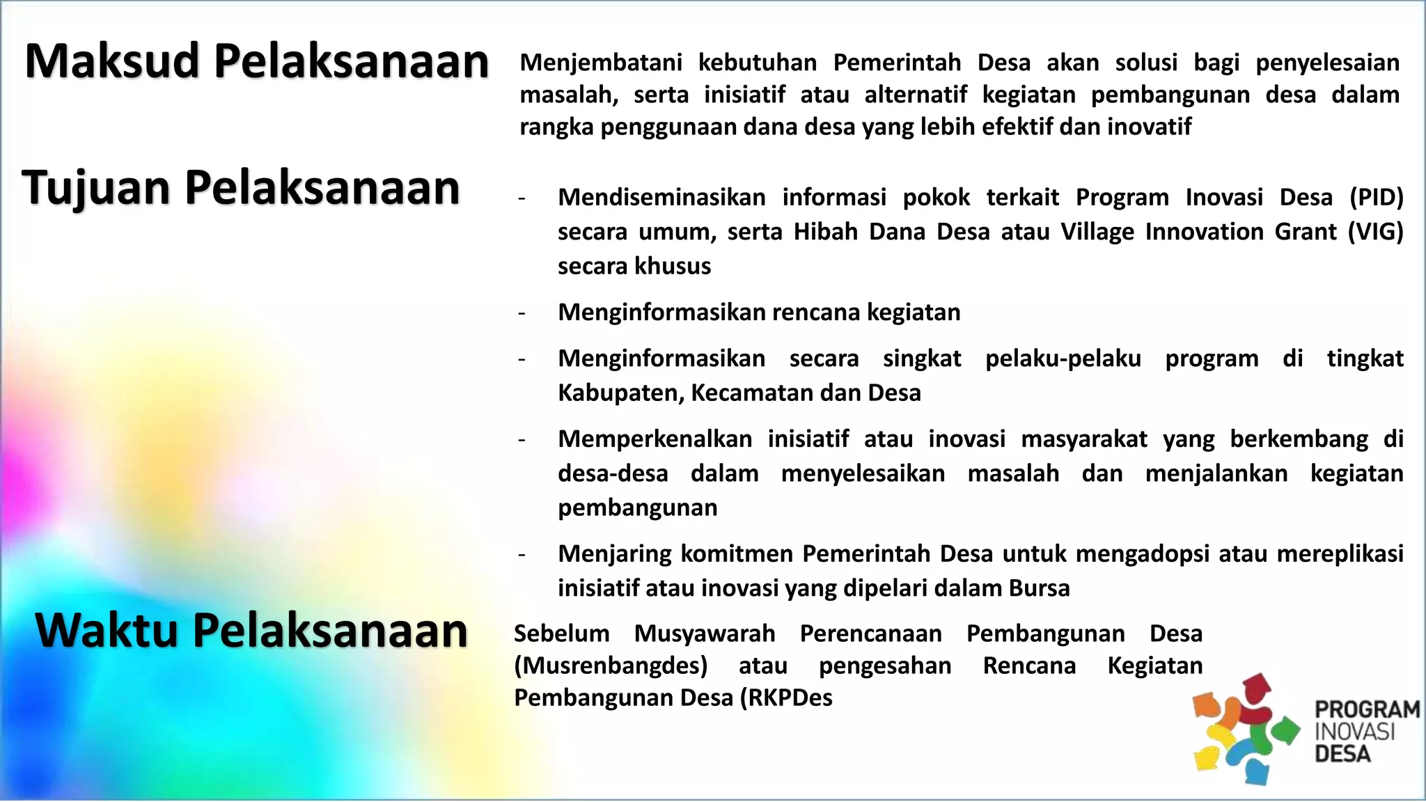 Panduan bursa inovasi desa | PPTX