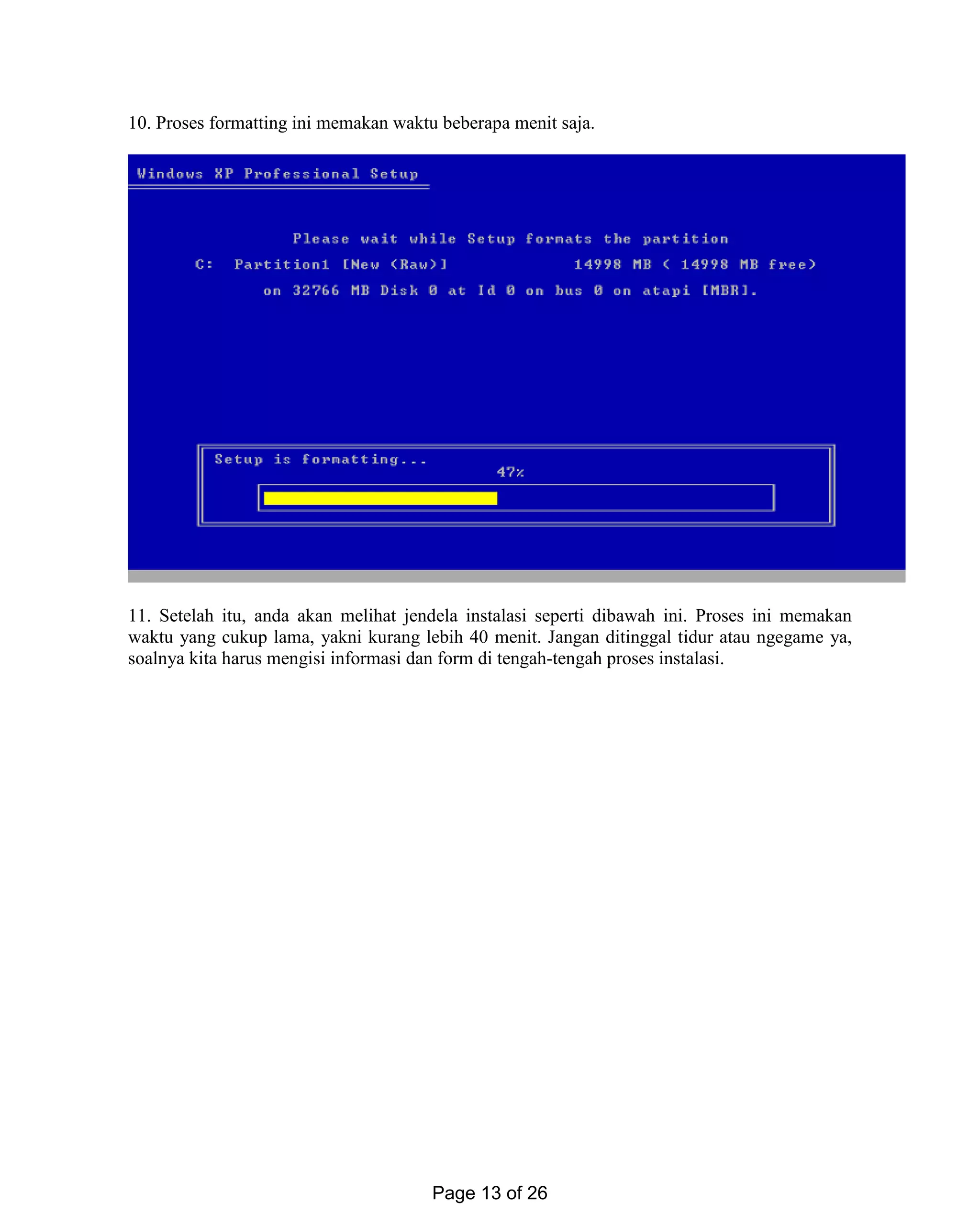 Panduan Cara Menginstall Windows Xp Sp3 Untuk Pemula Lengkap Dengan ...