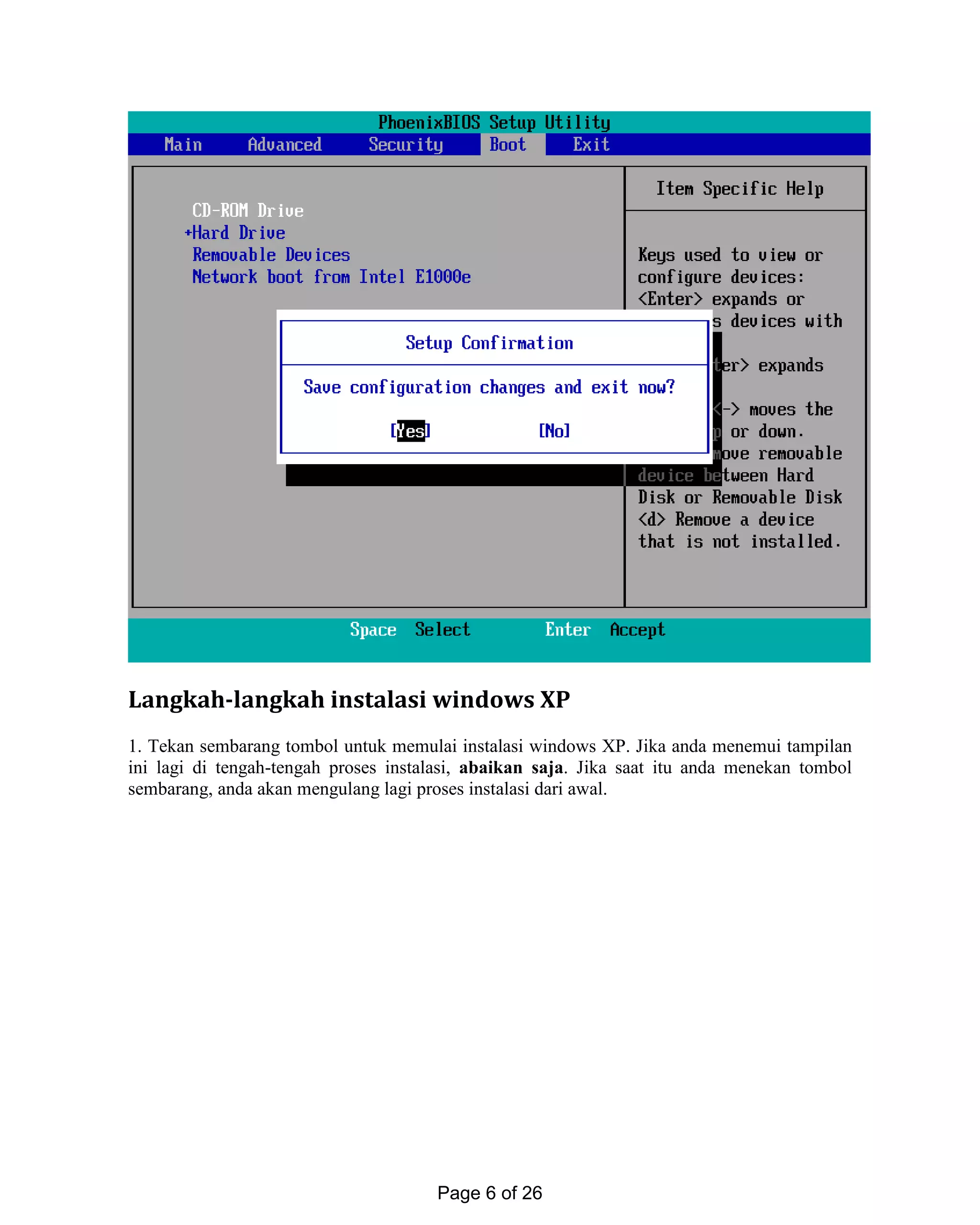 Panduan Cara Menginstall Windows Xp Sp3 Untuk Pemula Lengkap Dengan ...