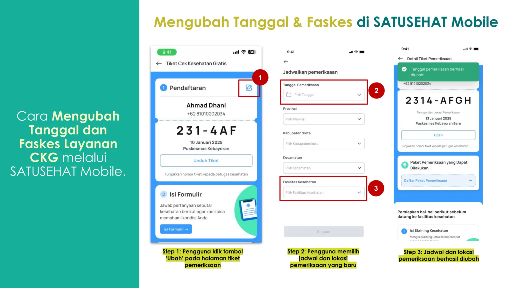 Panduan Cek Kesehatan Gratis - Masyarakat | PDF