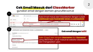 Panduan Siswa: Melaksanakan Ujian menggunakan ClassMarker | PDF