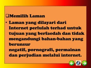 Panduan dan etika penggunaan internet | PPTX