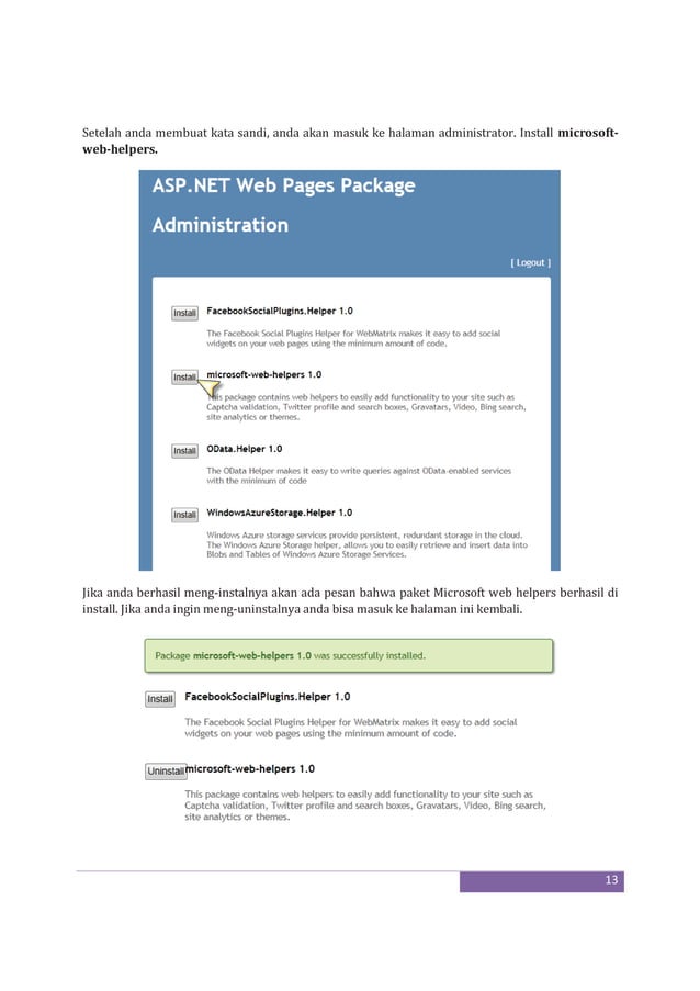 Panduan Dasar Web Matrix | PDF