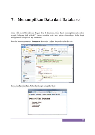 Panduan Dasar Web Matrix | PDF