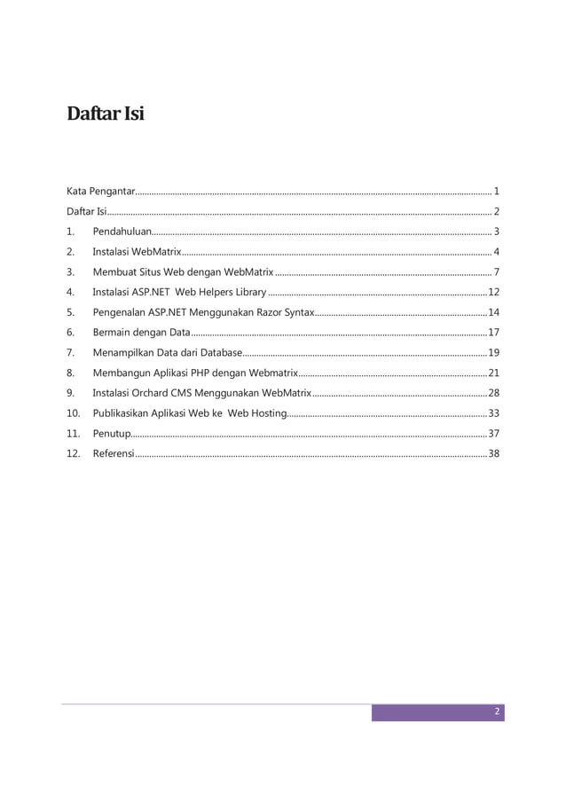 Panduan Dasar Web Matrix | PDF