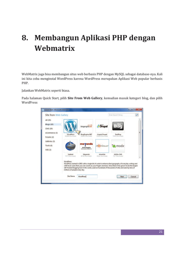 Panduan Dasar Web Matrix | PDF