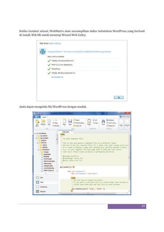 Panduan Dasar Web Matrix | PDF