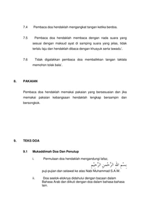 Panduan doa | PDF