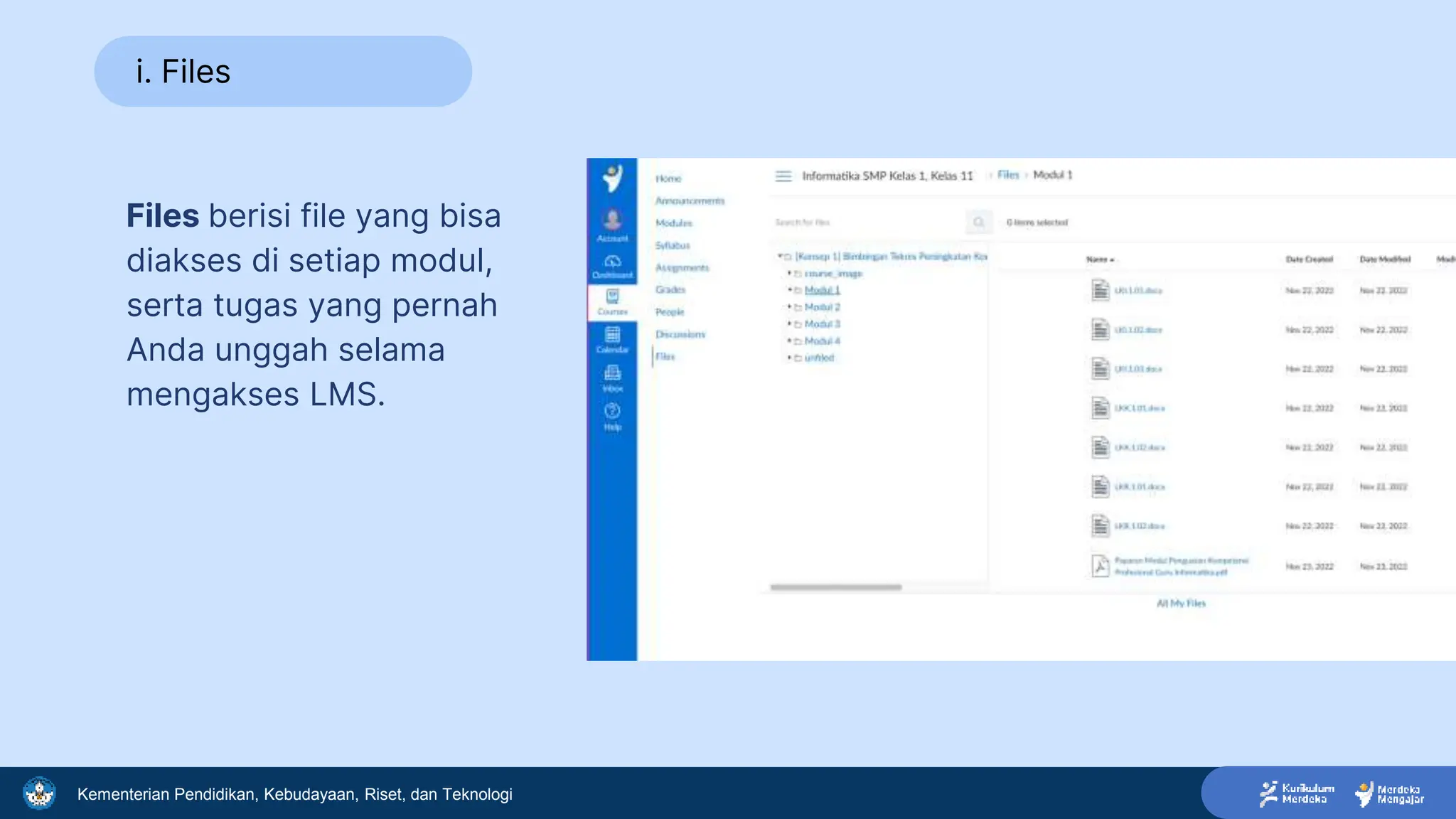 Panduan Dosen - Navigasi dan Menu di LMS PPG Prajabatan.pptx