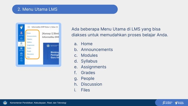 Panduan Dosen - Navigasi dan Menu di LMS PPG Prajabatan.pptx
