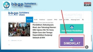 Panduan Download Sertifikat Simdiklat BBGP Sumut.pptx