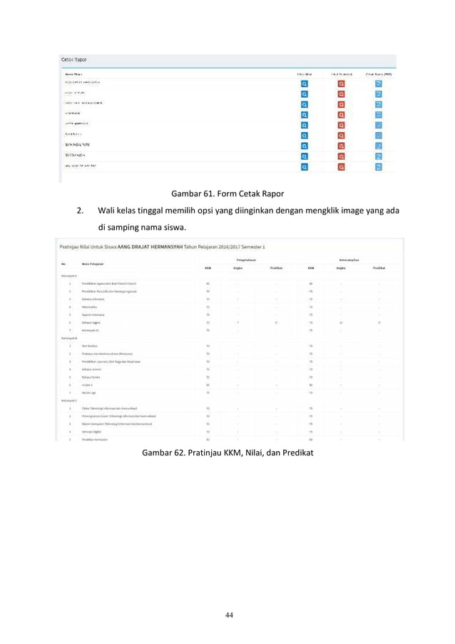 Panduan e rapor smk | PDF
