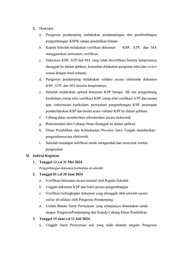 Panduan E_KSP SMK 2024 Program Kemendikbud SMK | DOCX