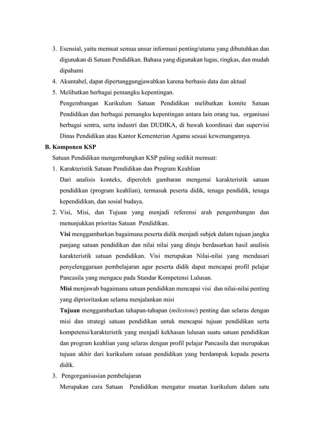 Panduan E_KSP SMK 2024 Program Kemendikbud SMK | DOCX