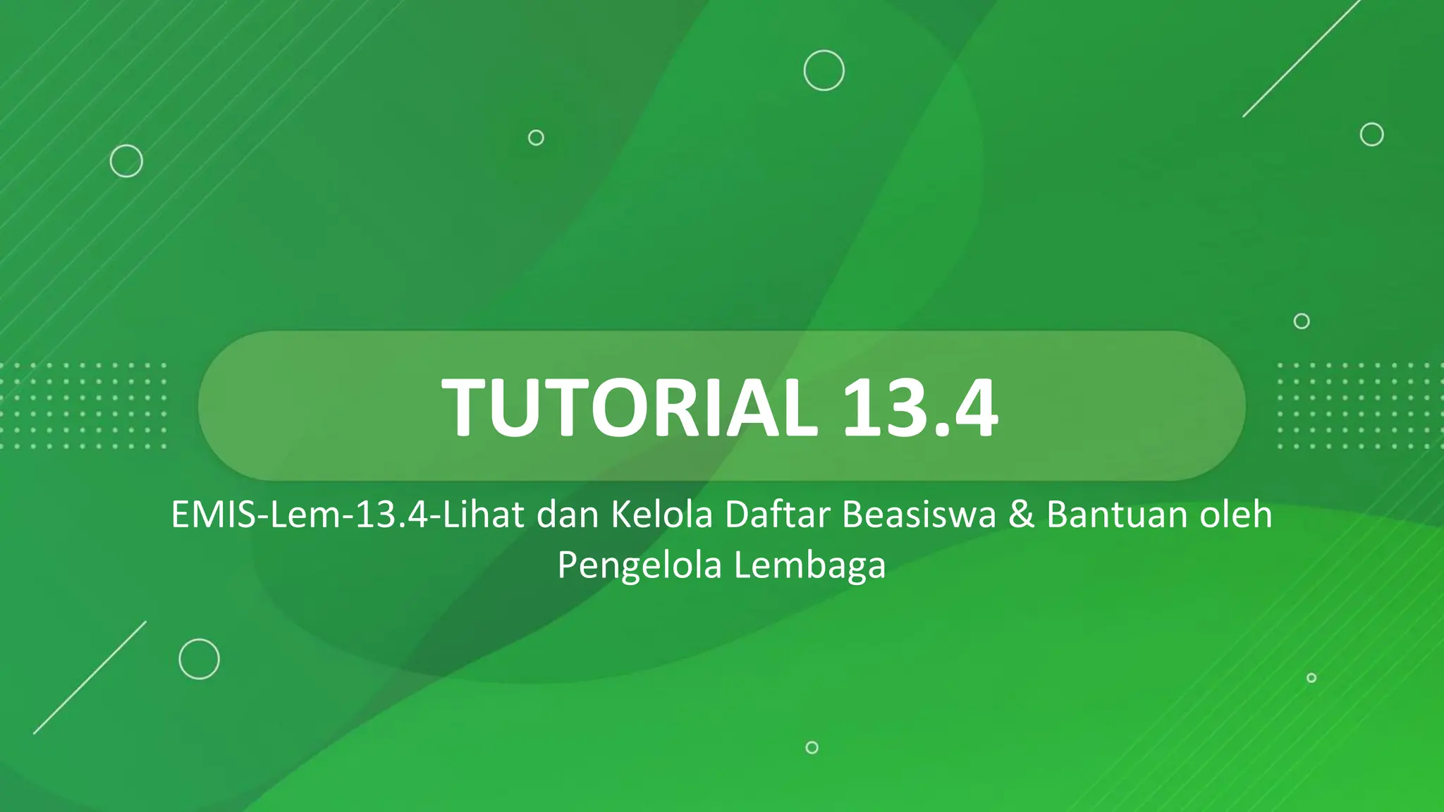 PANDUAN EMIS 4.0 MENU SISWA PANDUAN EMIS 4.0 | PDF