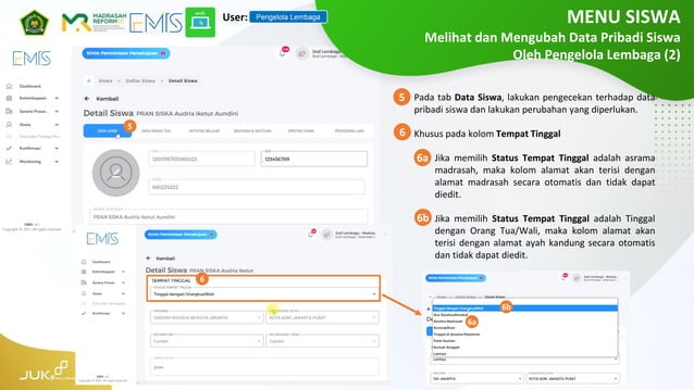 PANDUAN EMIS 4.0 MENU SISWA PANDUAN EMIS 4.0 | PDF