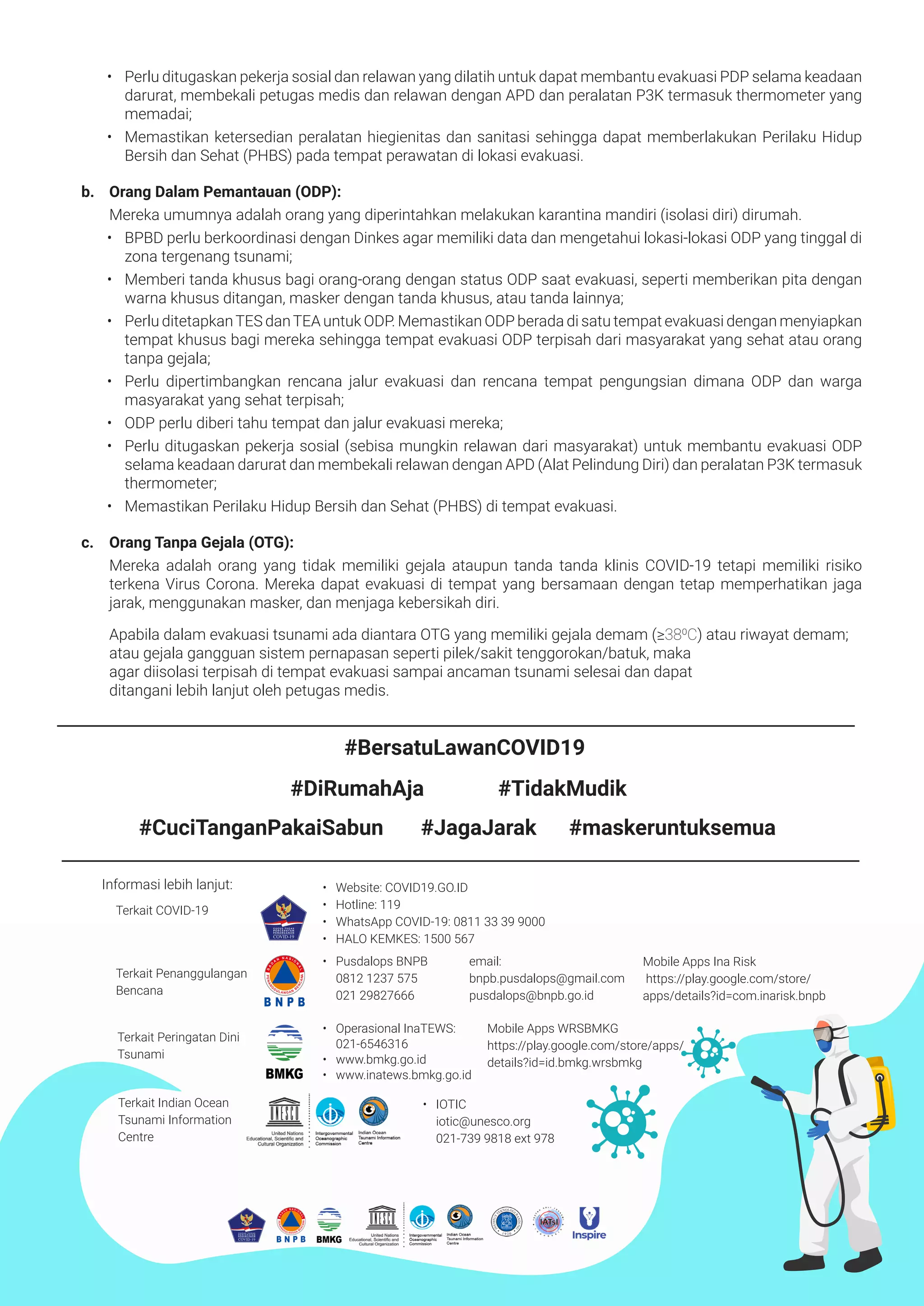 Panduan evakuasi tsunami_covid-19_hq-1 | PDF