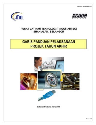 Panduan FYP Adtec Shah Alam | PDF