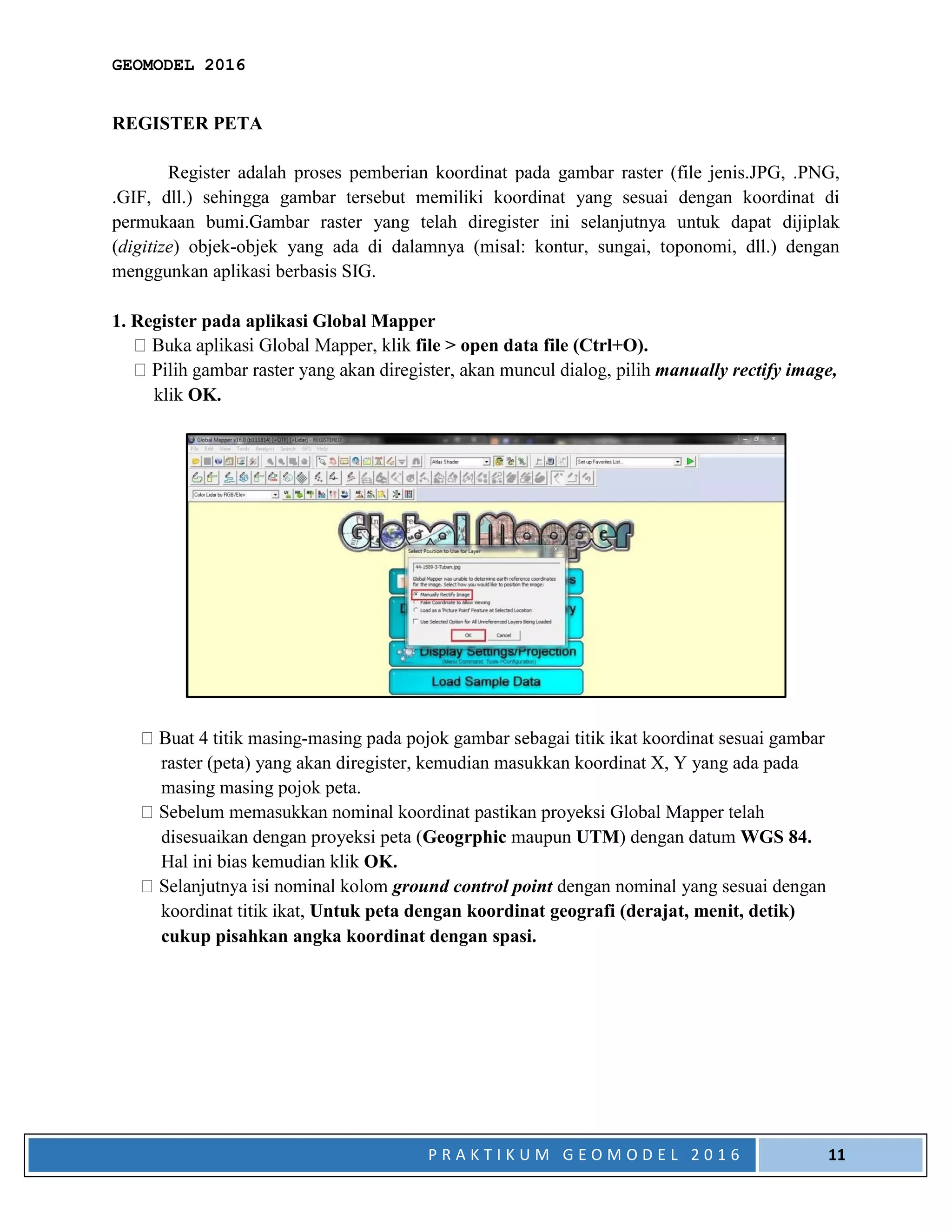 Panduan geomodel 2016 | PDF
