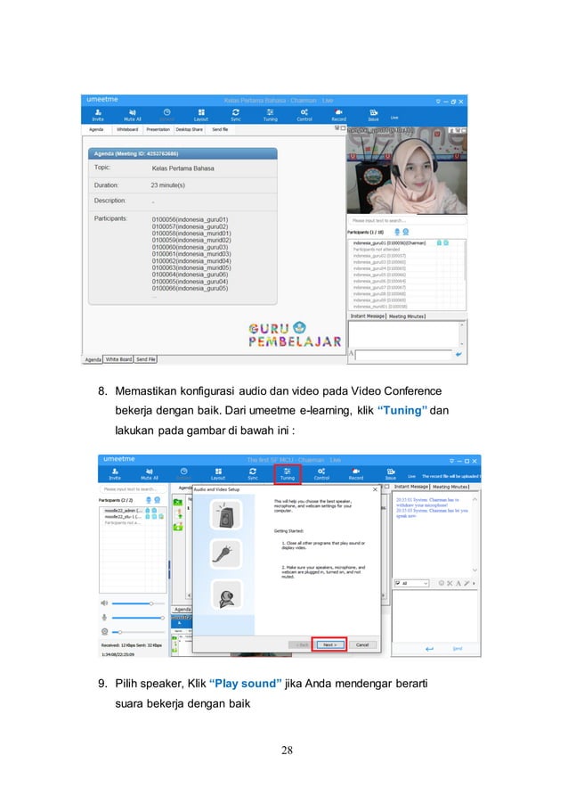 Panduan guru pembelajar daring peserta | PDF