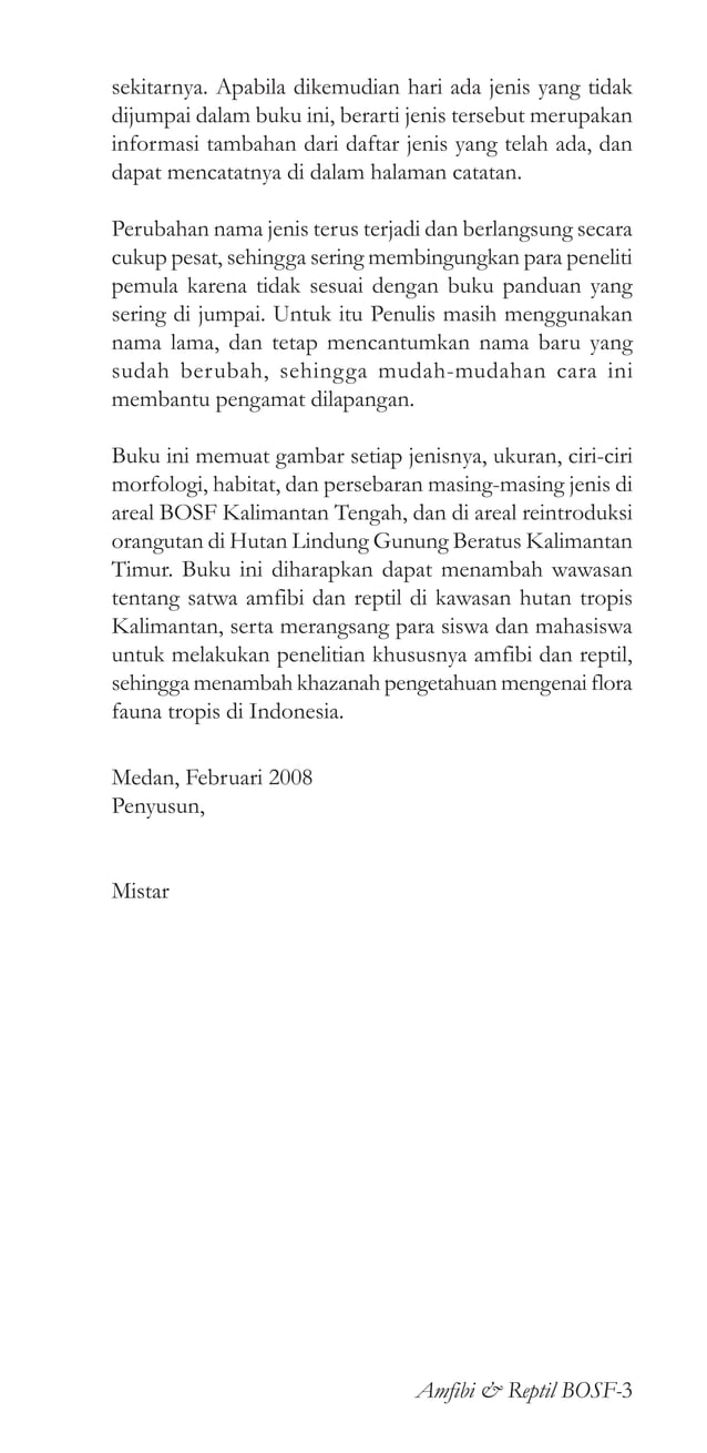 Panduan herpetofauna beratus_kalteng | PDF