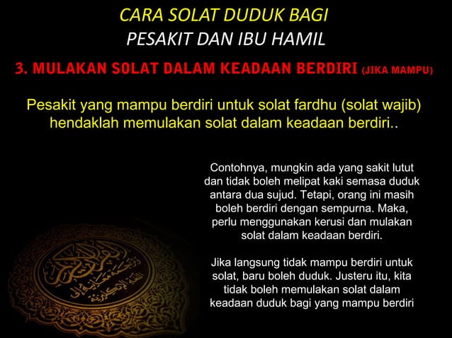 Panduan ibadah pesakit | PPT