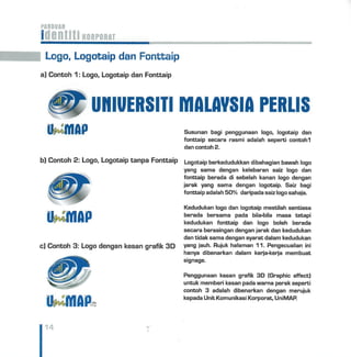 Panduan identiti korporat - Unimap | PDF