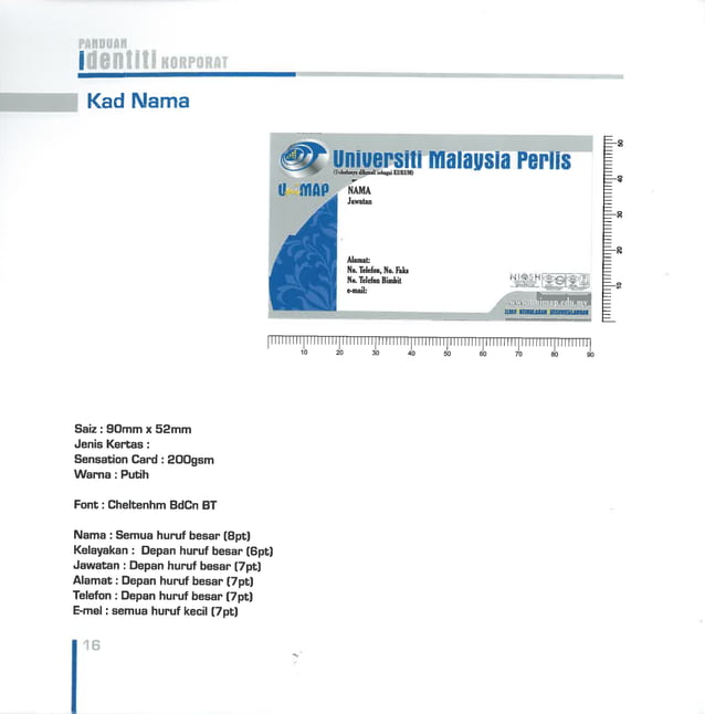 Panduan identiti korporat - Unimap | PDF