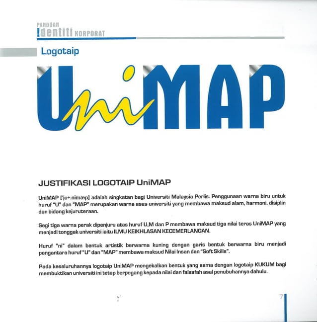 Panduan identiti korporat - Unimap | PDF