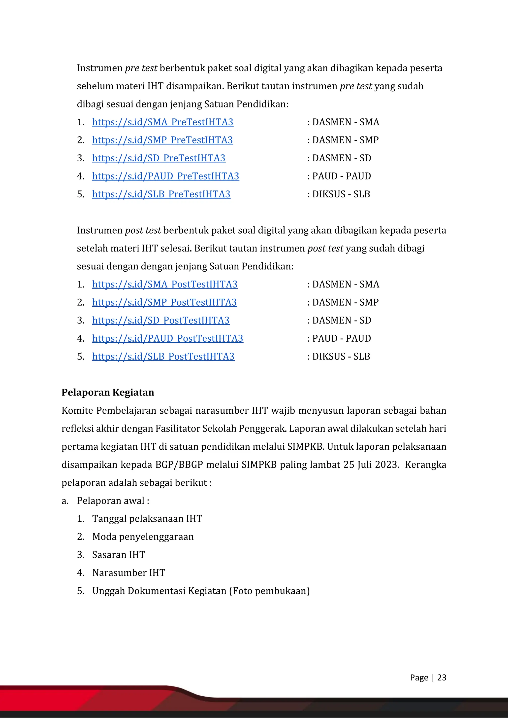 Panduan IHT 2023 Satuan Pendidikan.pdf