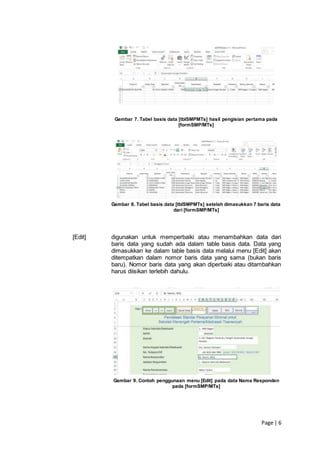 Panduan input data sqa | PDF