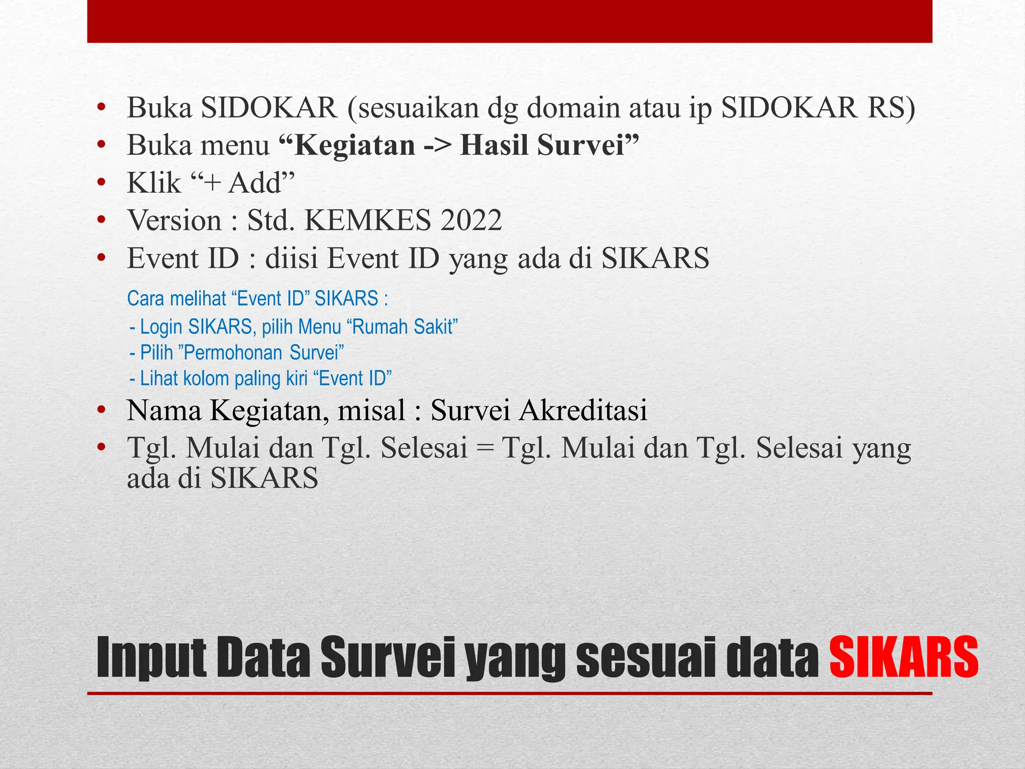 1.panduan input pps akreditasi kars 2024 | PDF