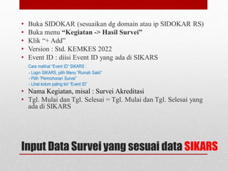 1.panduan input pps akreditasi kars 2024 | PDF